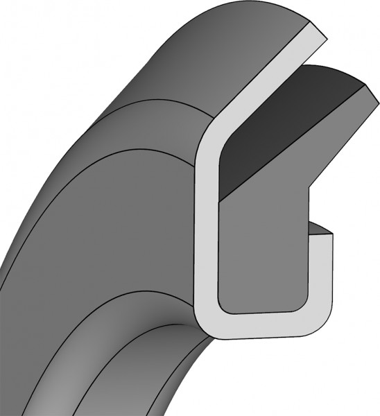 Axial seal - 45X62X4,50 - VRM01 - Gamma Seal RB - 70 NBR NB703411 ...